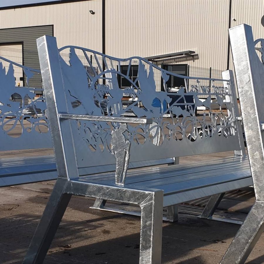 Galvanized Bespoke Bench Seating - Galvanize UK | Hot Dip Galvanizing ...